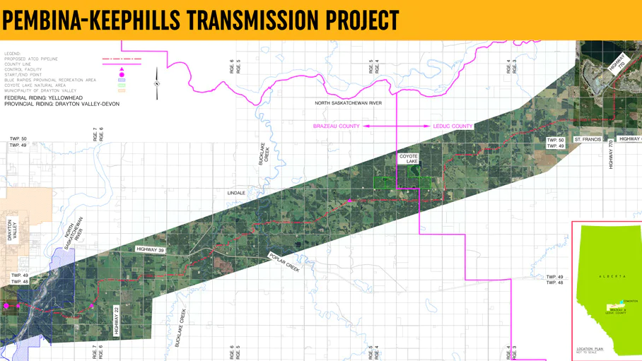 Pembina-Keephills Transmission Project | ATCO Gas